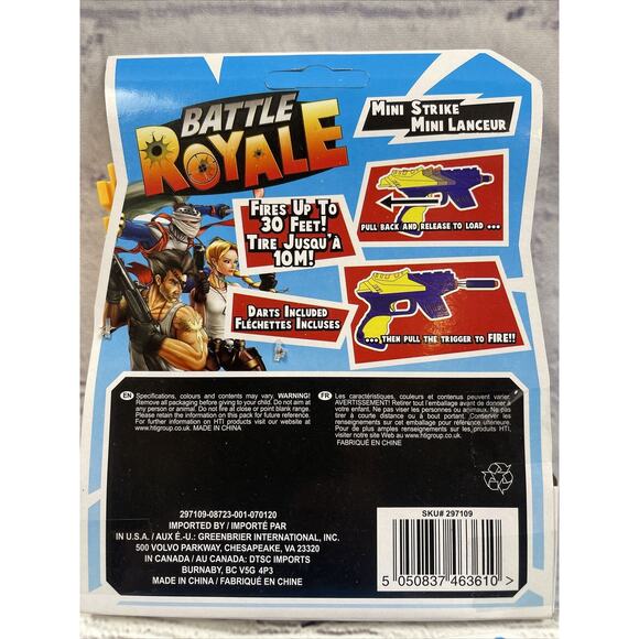 Nerf | Toys | New Battle Royal Mini Strike Nerf Gun Shooter 3 Darts ...